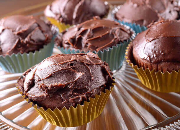Double Chocolate Cupcakes - The Living Taproom